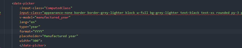 Is there any option to dynamically change the input-class value · Issue #253 · mengxiong10/vue2 ...
