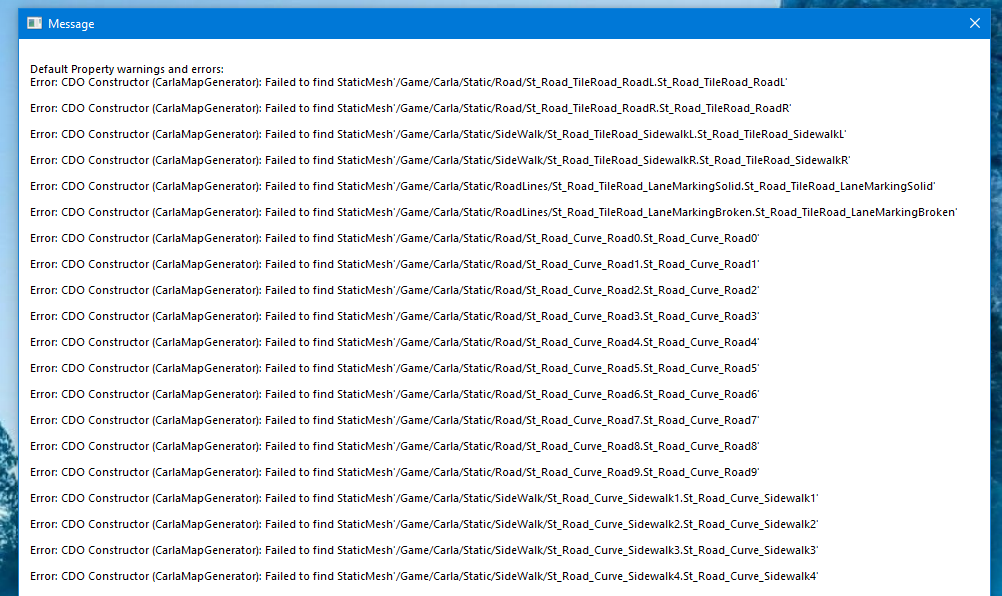CDO Constructor Errors after Updating to 0.9.7 · Issue #2359 · carla ...