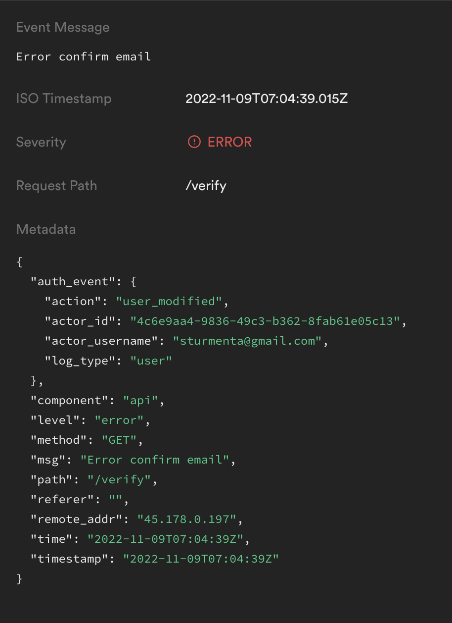 Confirm Update Email Throws Error 303 · Issue 10209 · Supabasesupabase · Github 