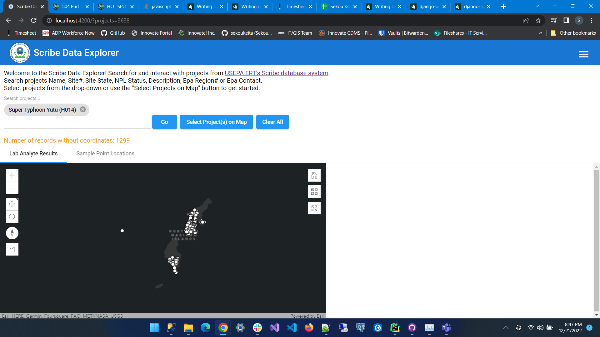 When toggling between lab results and sample tabs something is breaking · Issue #57 · USEPA ...
