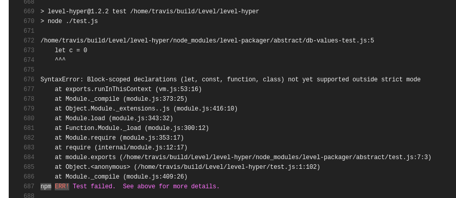 Remove let, use strict and var for browsers · Issue #68 · Level ...