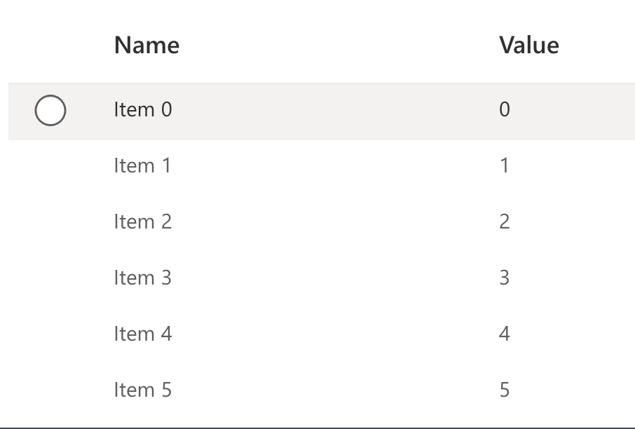 DetailsList compact view separator lines · Issue #13935 · microsoft ...