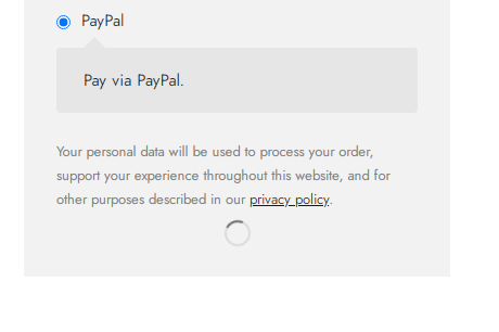 Paypal payment method loading spinner is showing non-stop · Issue #1028 · woocommerce ...