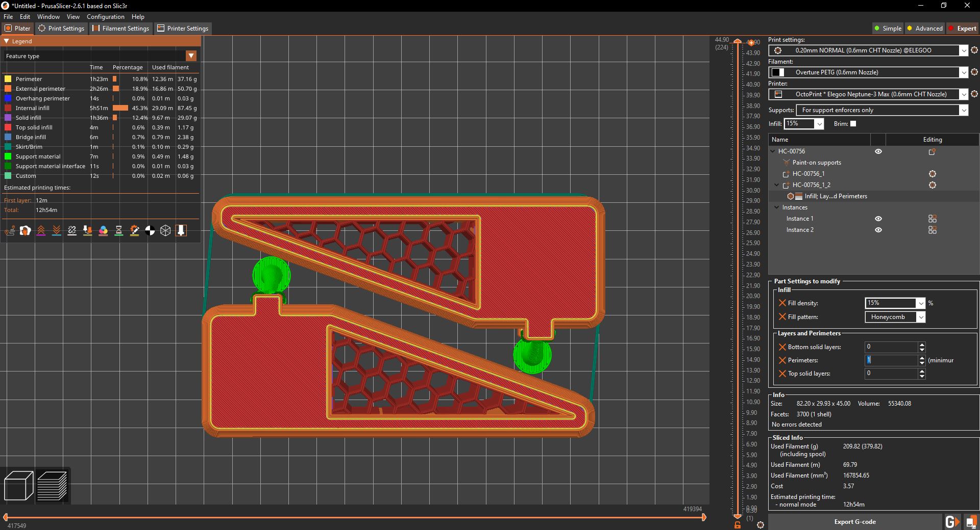 Bridge infill overlapping modifier when modifier perimeters = print ...
