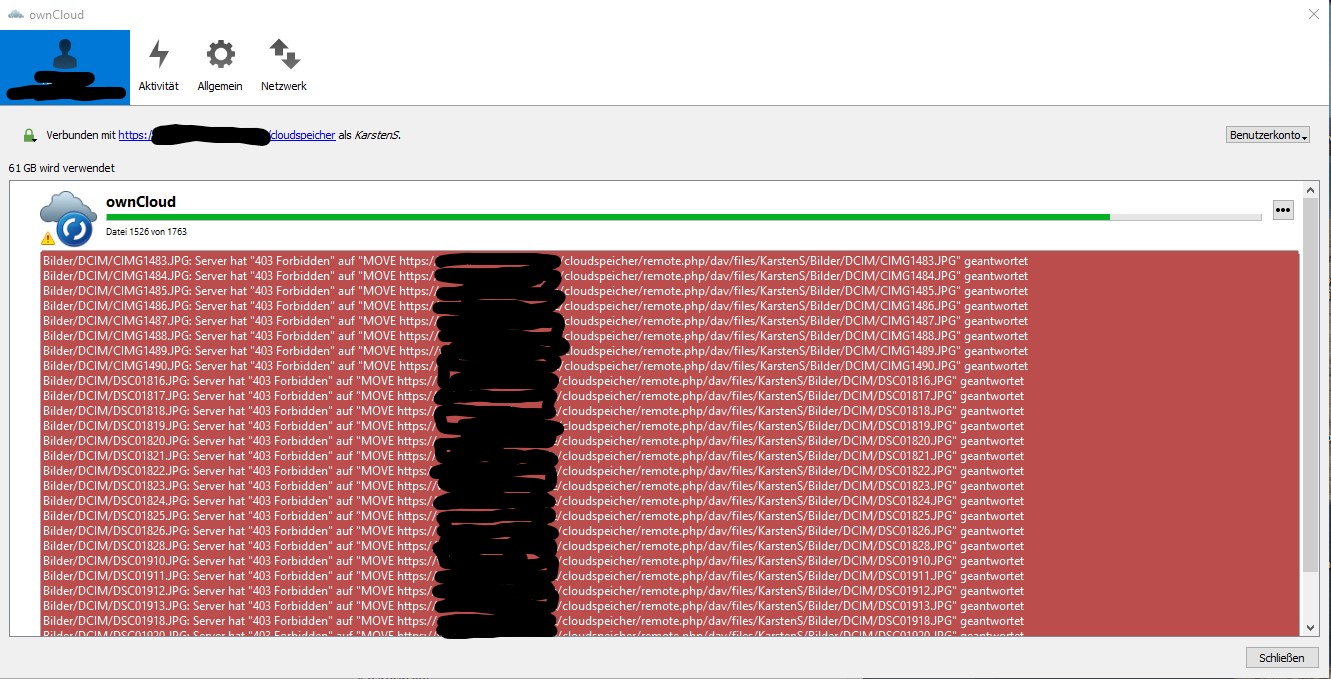 [10.3.0 alpha] Renaming a file causes 403 error · Issue #36117 · owncloud/core · GitHub