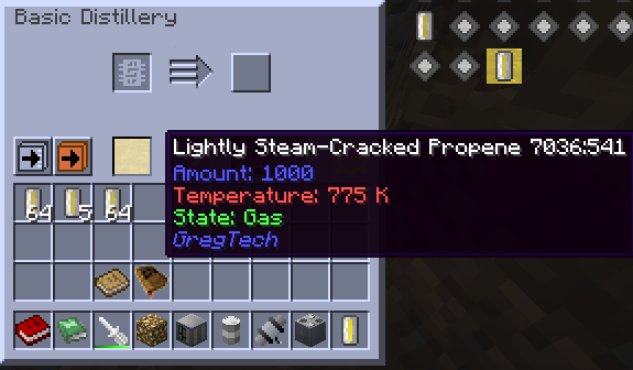 Single Block Distillery cannot process certain intermediate cracked ...