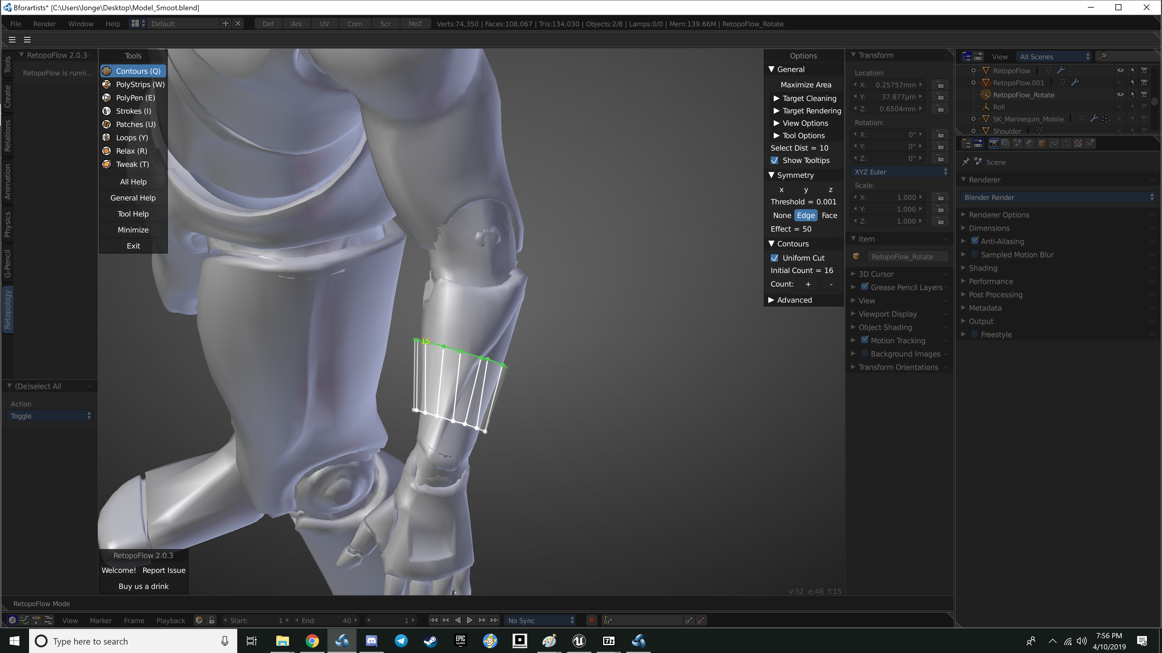 Keybindings for Retopoflow 2.0.3 on BForArtists 1.0.0 · Issue #716 ...