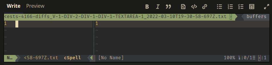TextArea becomes split with NerdTree · Issue #1333 · glacambre/firenvim · GitHub