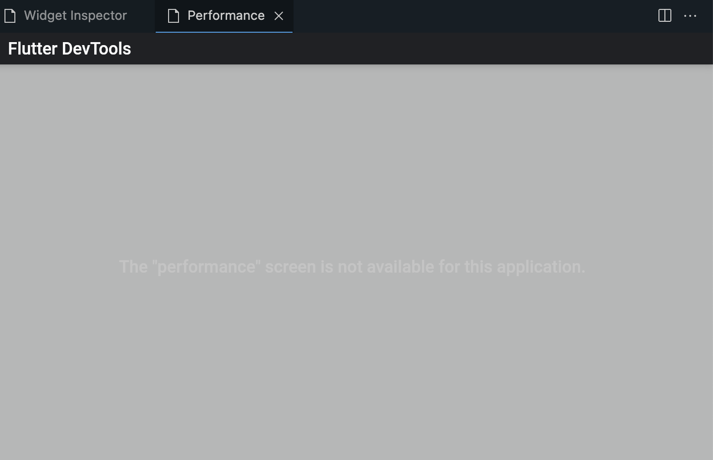 [devtools] Performance page is broken in VS Code · Issue #84714 · flutter/flutter · GitHub