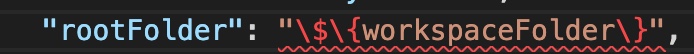 configurationSnippet using ${workspaceFolder} · Issue #133614 · microsoft/vscode · GitHub