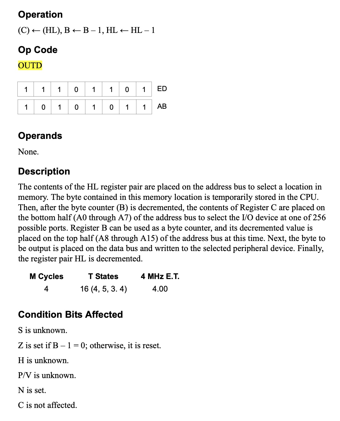 Incorrect Description Of The Effect On The Carry Flag In Io Commands · Issue 15 · Maziacz80 8629