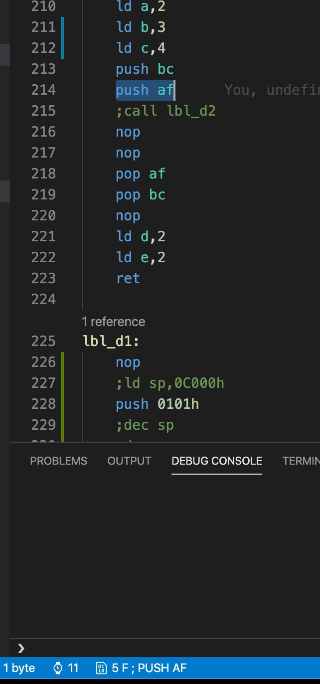 Wrong opcodes for push/pop af · Issue #8 · theNestruo/z80-asm-meter ...