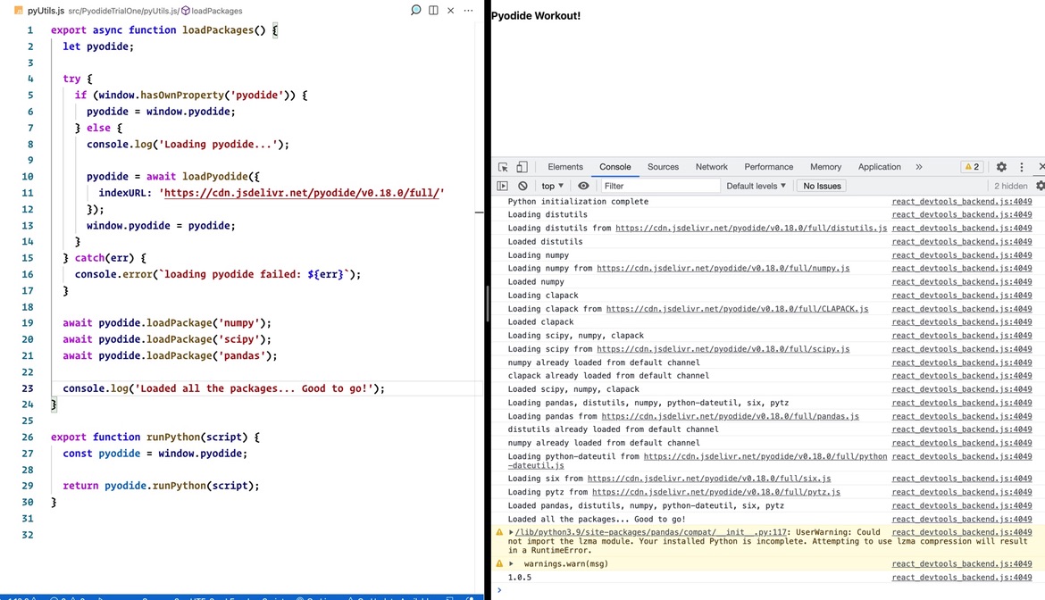 Warning Your Installed Python Is Incomplete · Issue 1821 · Pyodidepyodide · Github