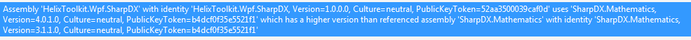 Helixtoolkit Wpf Sharpdx Refers Sharpdx Mathematics V4 0 1 0 But Default Installation Refers V3