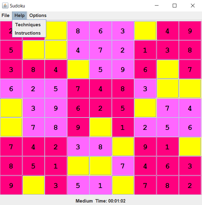 GitHub - NovemForxuz/IM1003-MiniProject: OOP - Sudoku game app