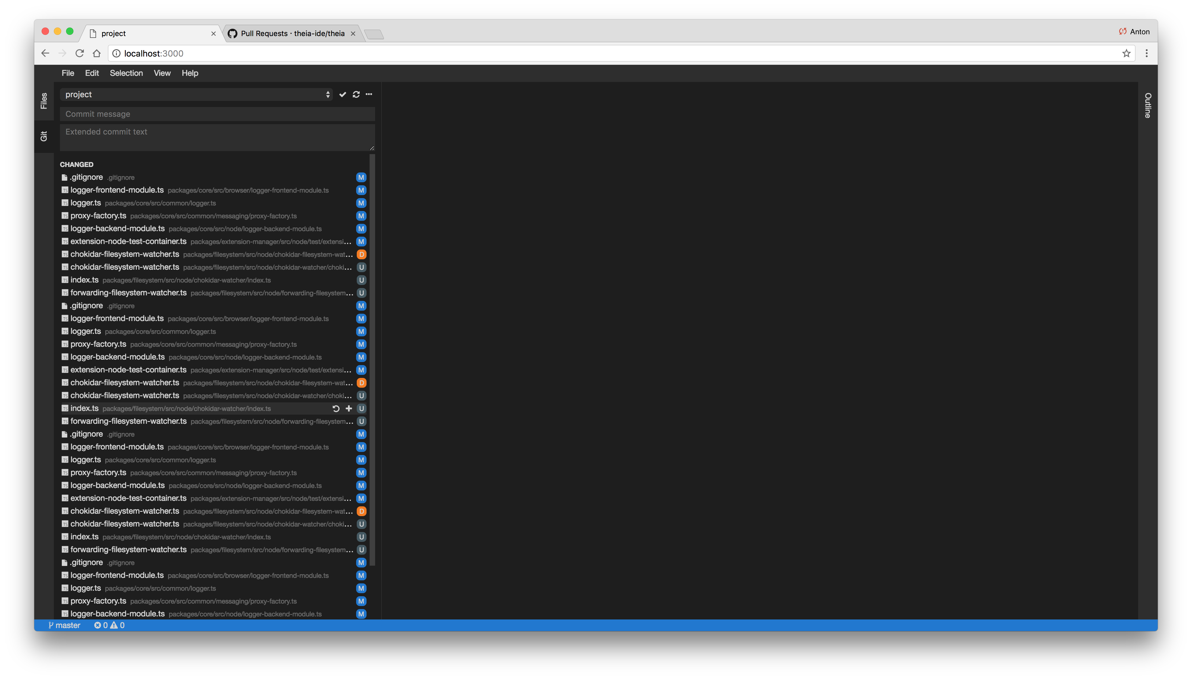 [git] problem with reported untracked files · Issue #871 · eclipse-theia/theia · GitHub