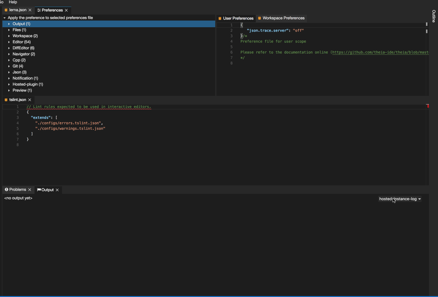 LSP tracing configuration · Issue #1674 · eclipse-theia/theia · GitHub