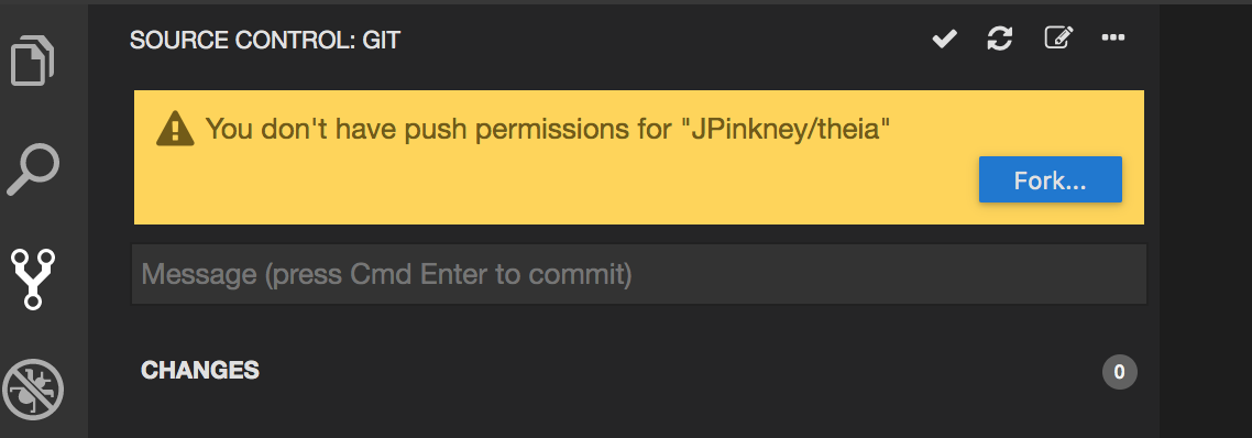 The Git View Show Bogus Info About Access To A Fork · Issue 653 · Gitpod Iogitpod · Github