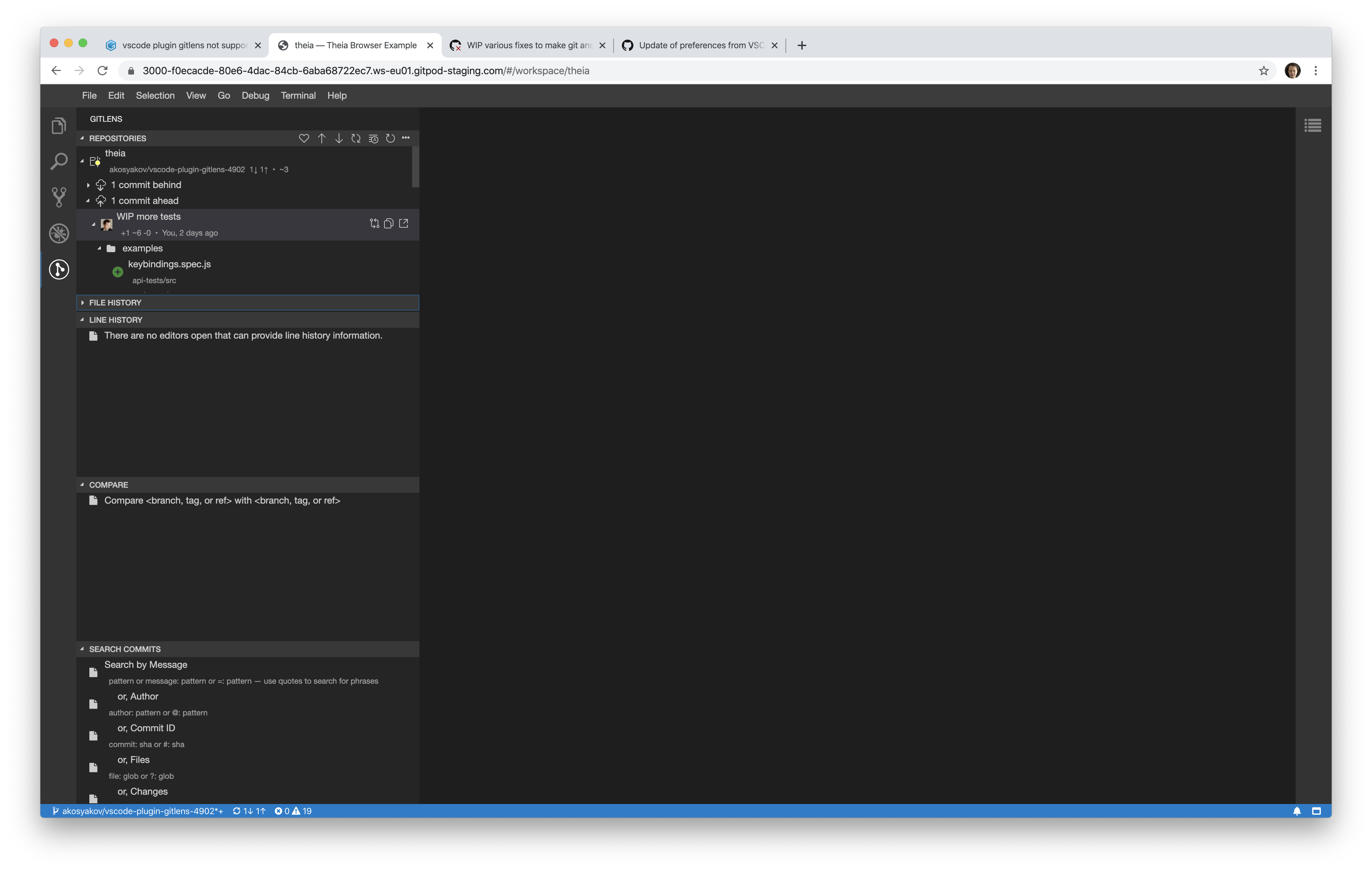 plugin tree rows are bogusly rendered · Issue #7109 · eclipse-theia ...