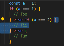 Expand and shrink selection around JavaScript `if-elseif-else` statements · Issue #56432 ...