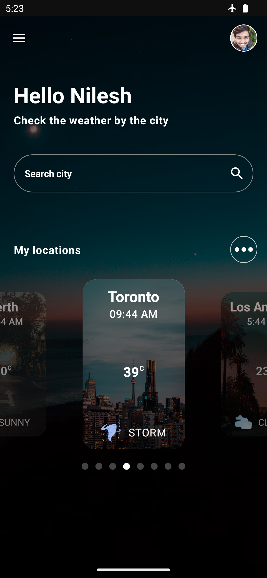 GitHub - askNilesh/Weather-App-UI