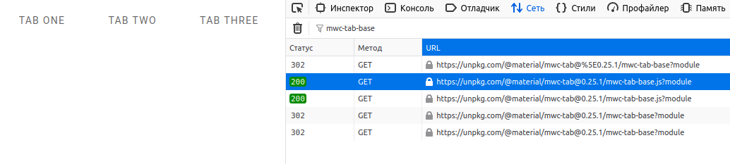 mwc-tab-bar does not work when importing with unpkg.com · Issue #2780 · material-components ...
