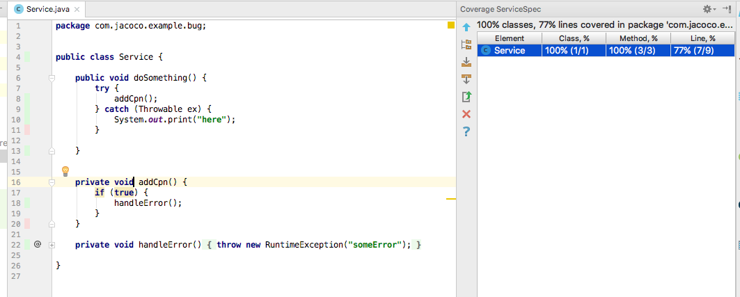 Incorrect Missing Coverage Reported From Gradlejacoco · Issue 587 · Jacocojacoco · Github 9274