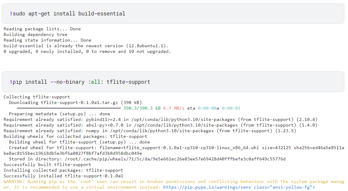 tflite-support installation issue in Kaggle · Issue #60784 · tensorflow ...