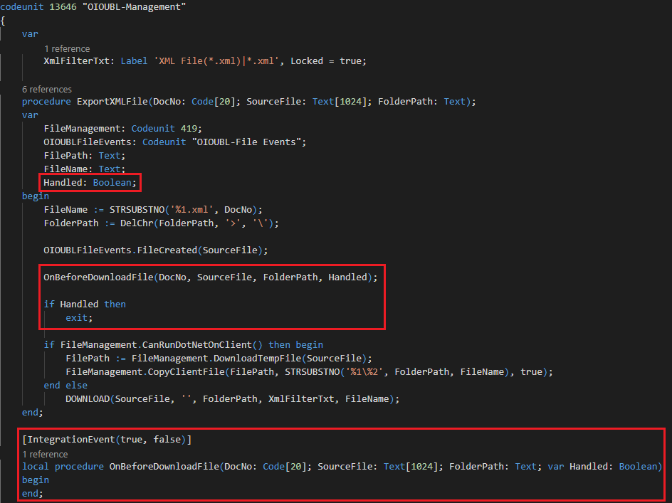 [Event Request] Codeunit 13646 (OIOUBL-Management): OnBeforeDownloadFile · Issue #2779 ...