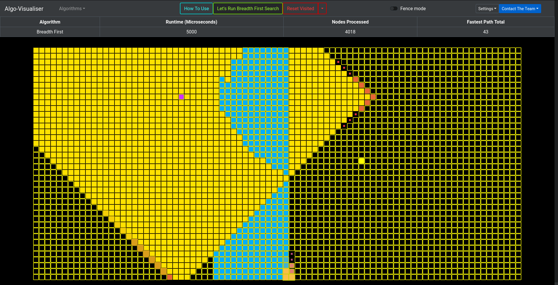 Starting another algorithm while one is running doesn't stop the first ...