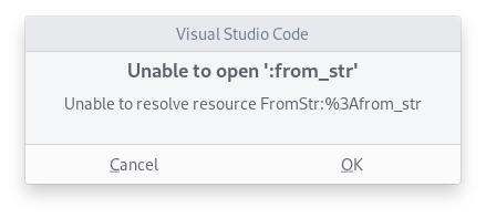 vscode links in the documentation pop-up do not work · Issue #5546 ...
