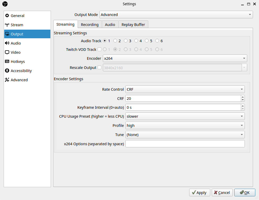 x264: artifacts when encoding unsual frame sizes · Issue #8072 · obsproject/obs-studio · GitHub