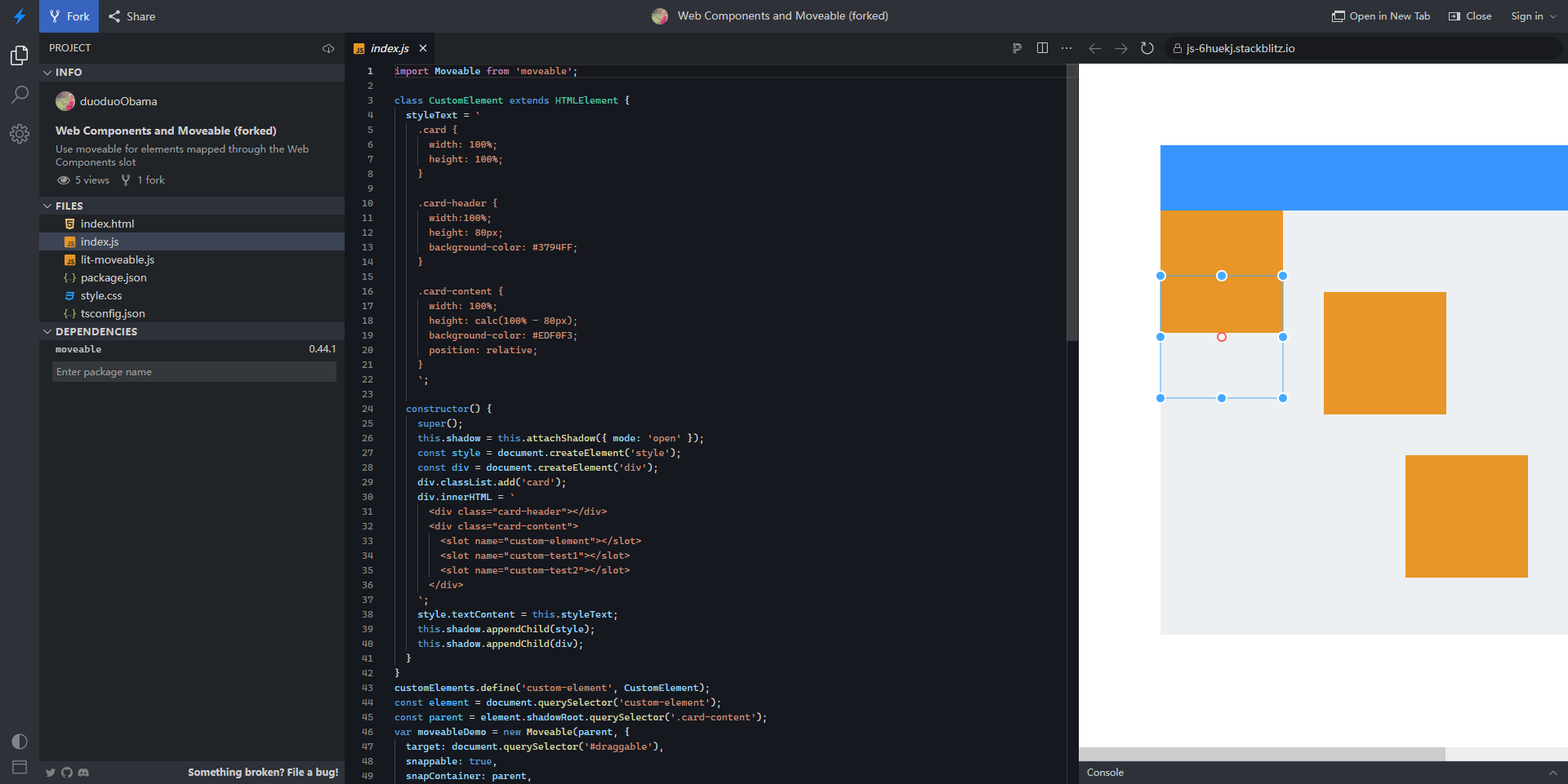 Elements mapped through the Web Components slot do not display borders correctly · Issue #847 ...