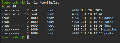 LMS doesn't start with permissions error · Issue #47 · pssc/ha-addon-lms · GitHub