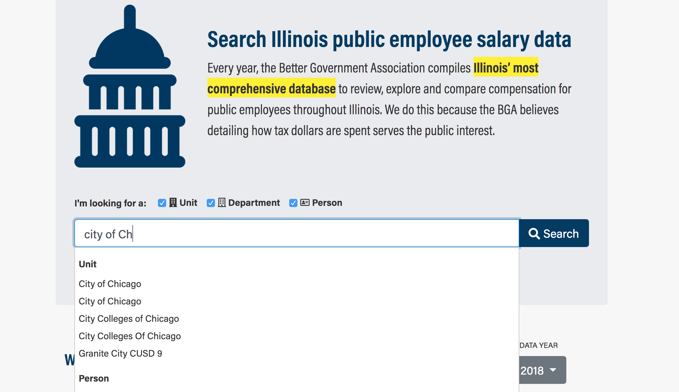 Search duplication · Issue #453 · datamade/bga-payroll · GitHub