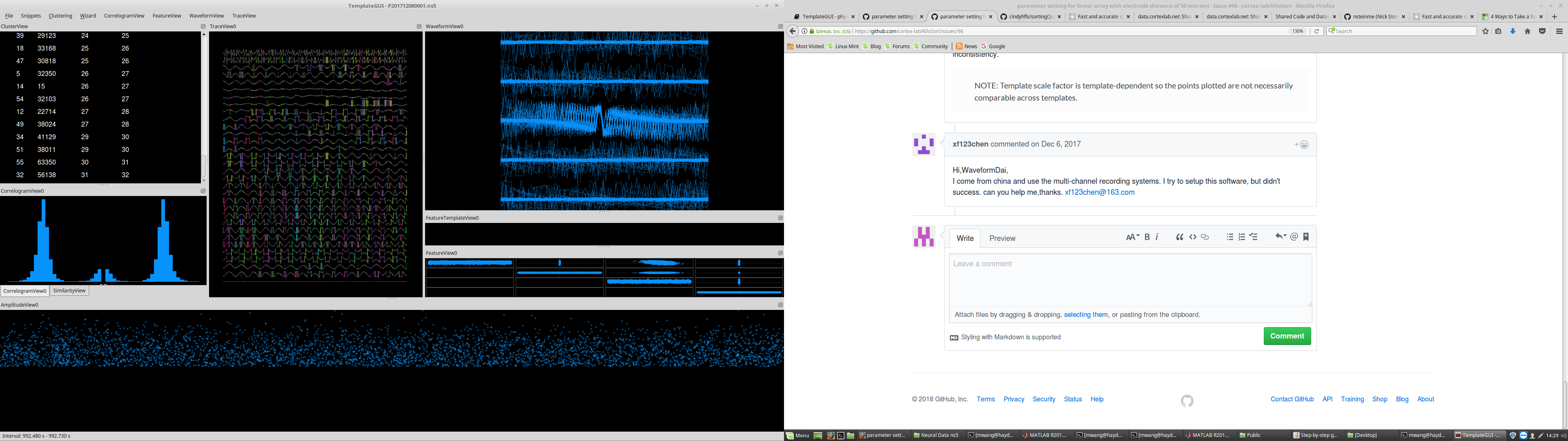 parameter setting for linear array with electrode distance of 50 microns · Issue #96 · cortex ...