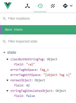 Correctly handle classes utilising Symbol.toStringTag · Issue #1008 · vuejs/devtools-v6 · GitHub