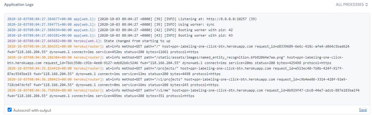 Can't create a new project (deployed by Heroku button) · Issue #1009 · doccano/doccano · GitHub