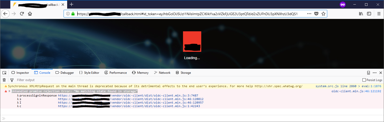 Not Working In Firefox · Issue 617 · Identitymodeloidc Client Js · Github