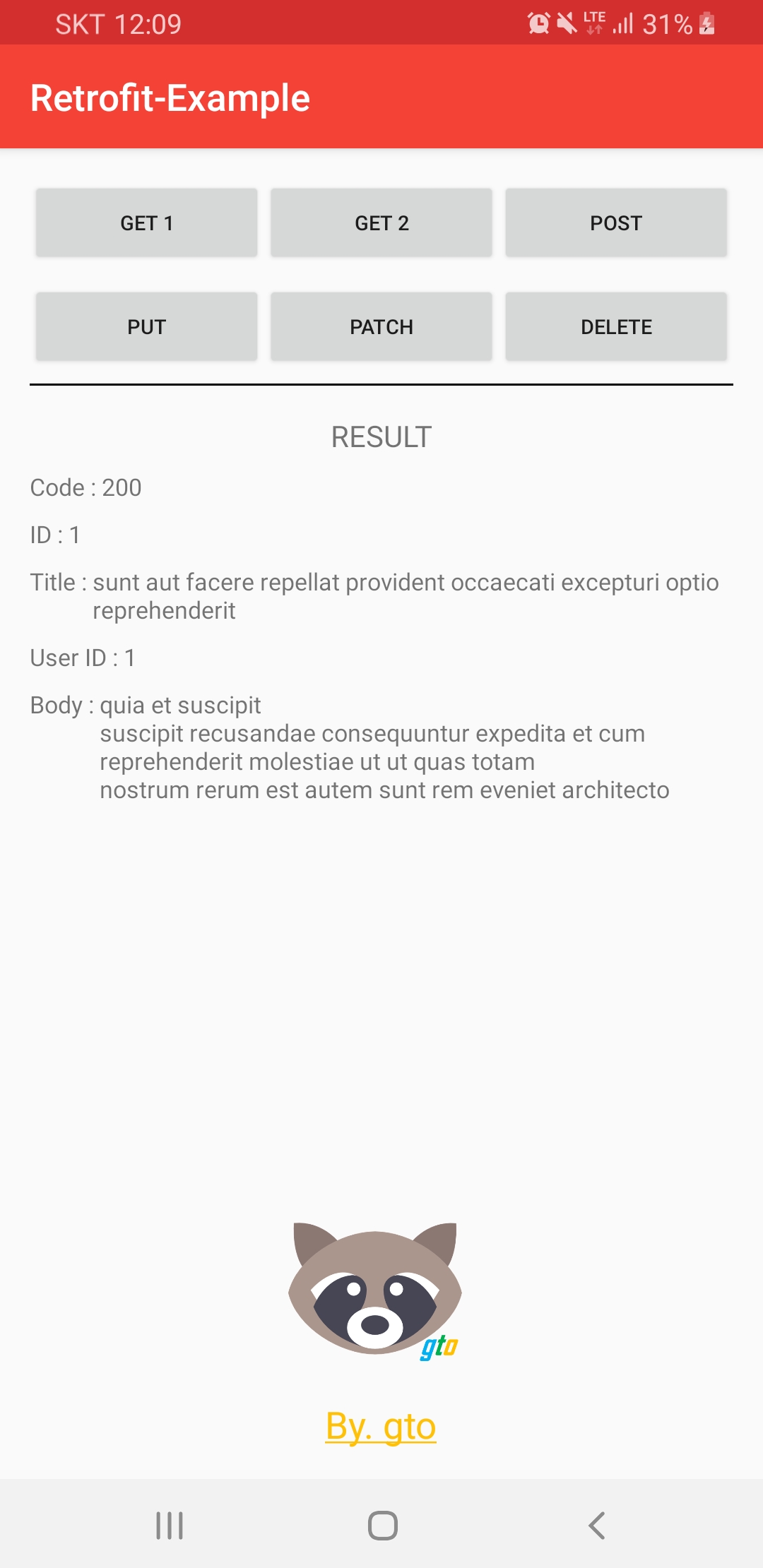 GitHub - gtogto/RetroFit_gto: Retrofit2 Tutorial