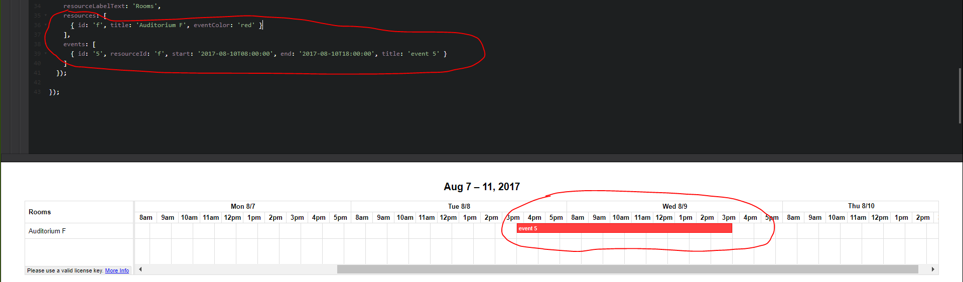 timeline horizontal scrolling not in sync while zooming · Issue #4890 · fullcalendar ...
