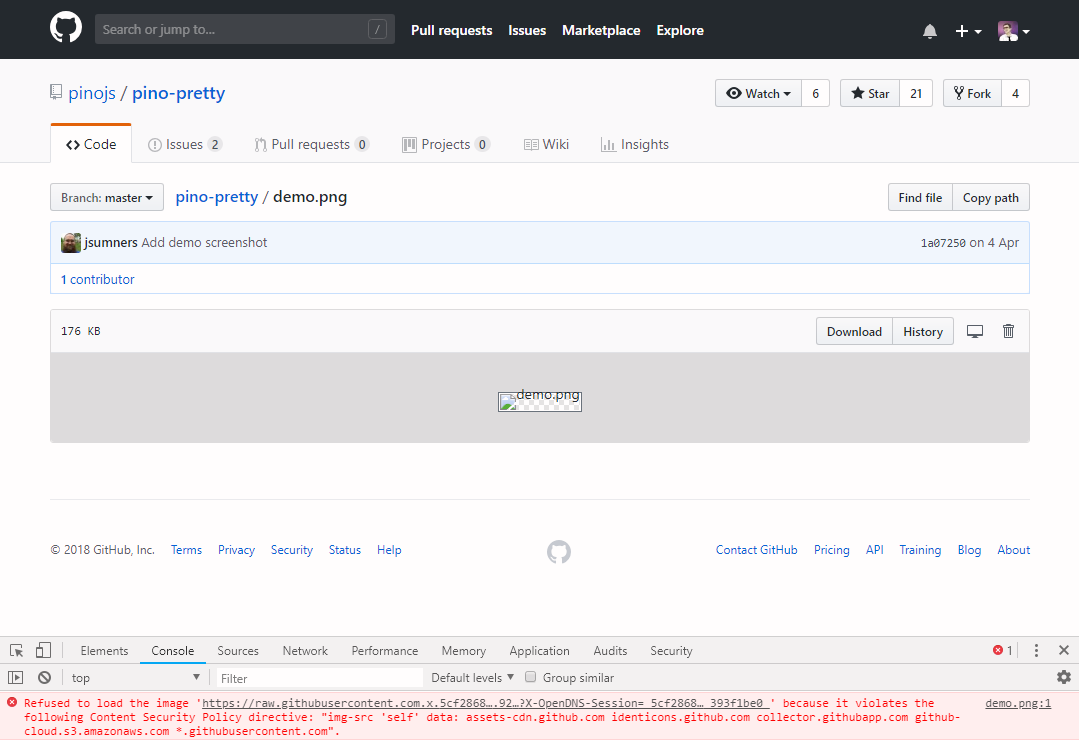 demo.png is broken · Issue #28 · pinojs/pino-pretty · GitHub