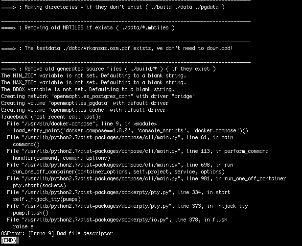quickstart.sh not working when using nohup for background execution · Issue #424 · openmaptiles ...