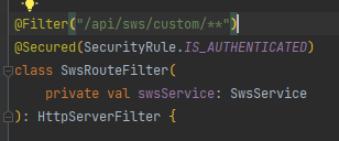 Secured annotation isn't applied to HttpServerFilter · Issue #7872 · micronaut-projects ...