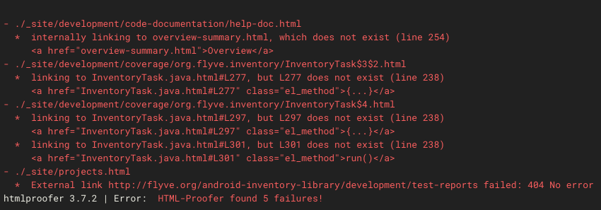 HTML Proofer Failures · Issue #127 · glpi-project/android-inventory-library · GitHub