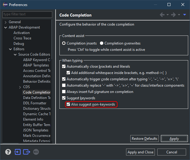 Feat Non Keywords · Issue 157 · Schmeltoabap · Github 