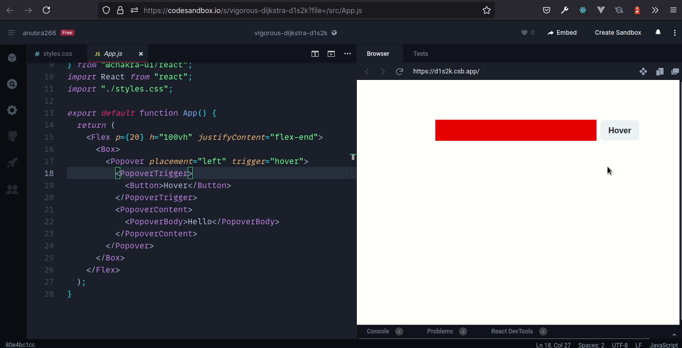 Popover add unwanted scroll because of PopoverContent position · Issue #4109 · chakra-ui/chakra ...