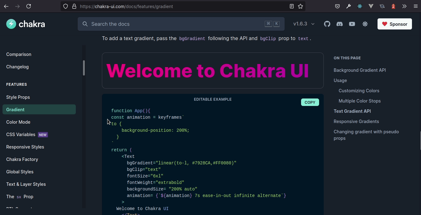 How do I animate the bgGradient in component? · chakra-ui chakra-ui ...