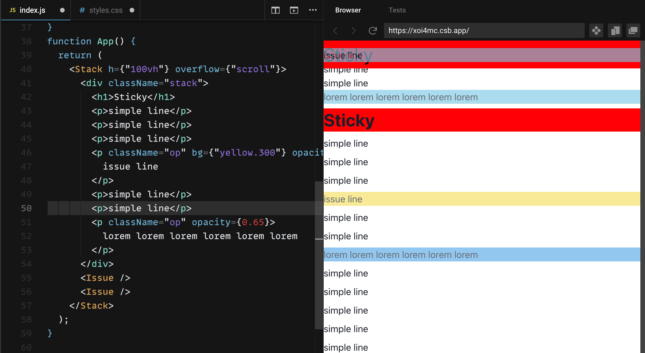 Opacity prop cause zIndex issue · Issue #7120 · chakra-ui/chakra-ui ... Opacity prop cause zIndex issue · Issue #7120 · chakra-ui/chakra-ui ...