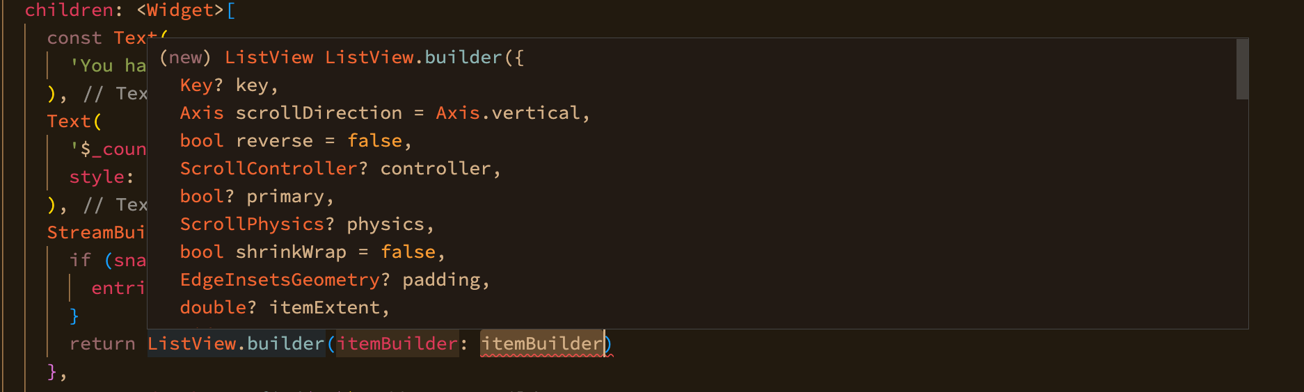Proposal `requiredargumentsfirst` · Issue 3708 · Dart Langlinter · Github 